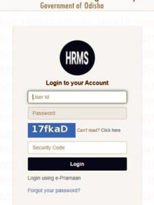 HRMS Odisha - Download HRMS Salaryslip, Registration & Login