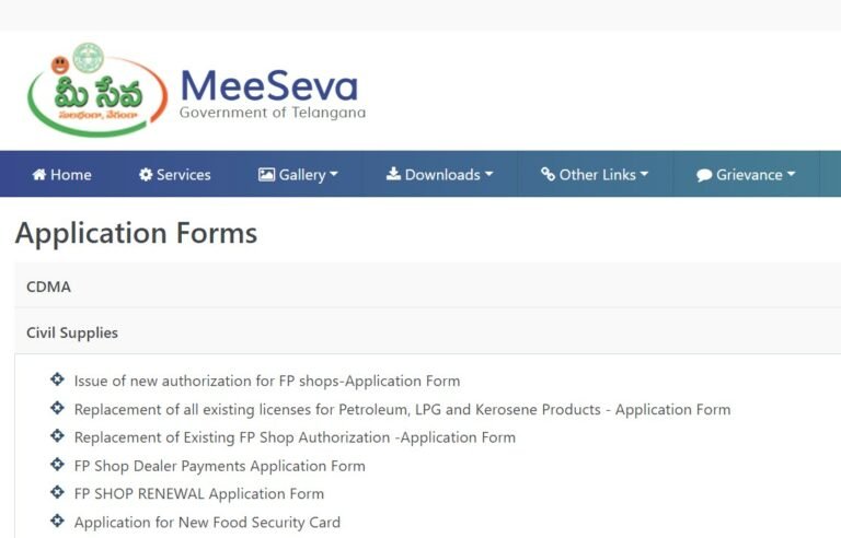 How to Apply for Ration Card in Telangana & Check Status