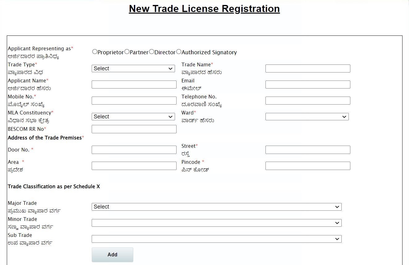 BBMP trade license | Registration, Renewal Status