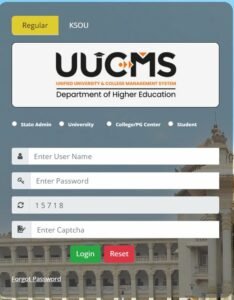UUCMS Registration Process & Student Login