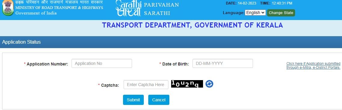 How to renew driving license in Kerala?