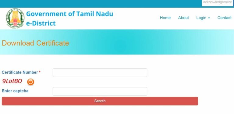 How to get an OBC certificate in Tamil Nadu?