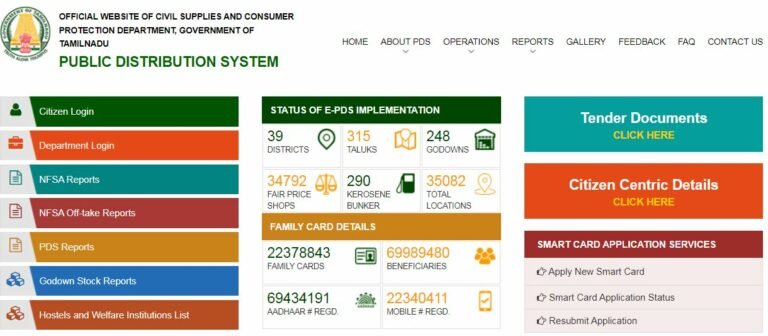 How do I apply for a Ration card for newly married in Tamil Nadu?